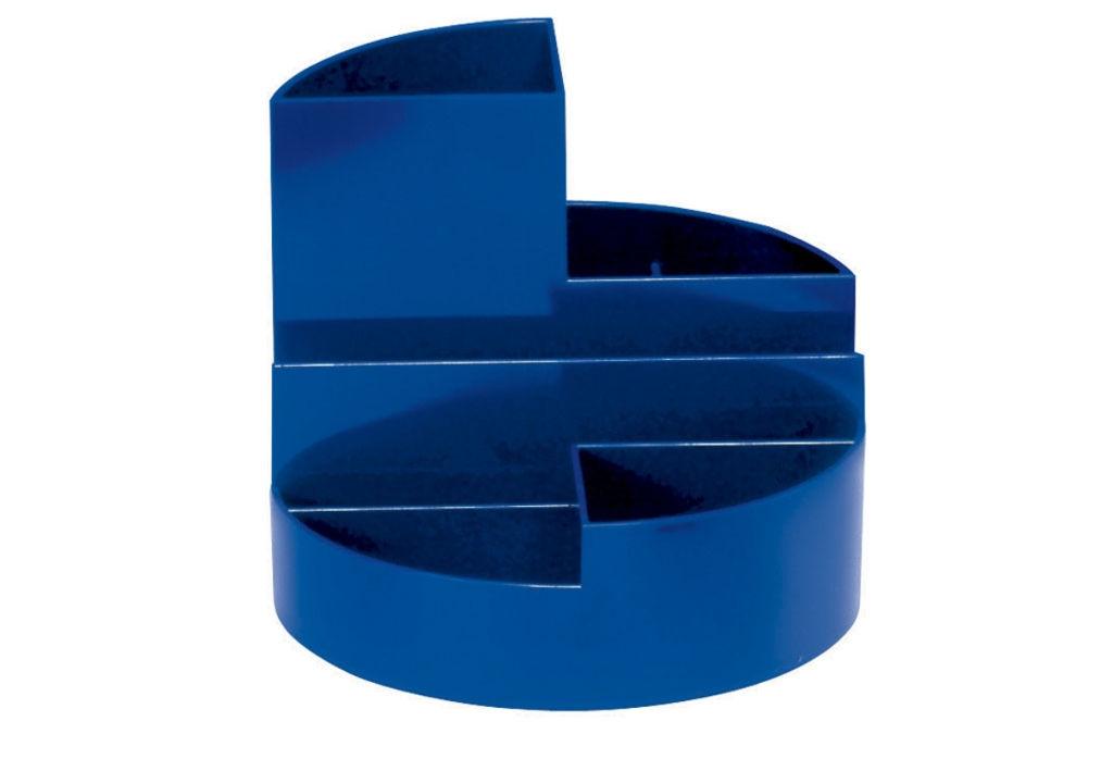 Round Desk Organizer – Blue – Office Systems Aruba