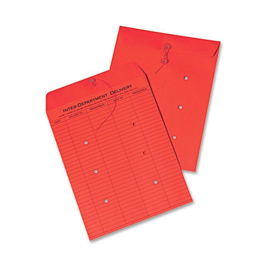 Red Inter-Department Envelope 10″ x 13″ – Office Systems Aruba