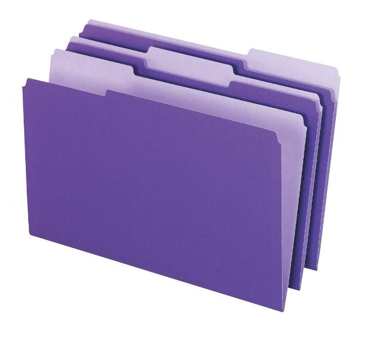 Legal Size File Folder – Violet – Office Systems Aruba