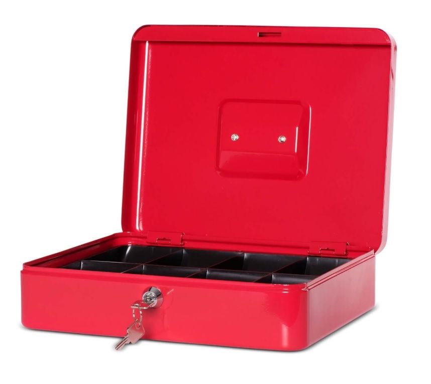 Cashbox Large – Red – Office Systems Aruba