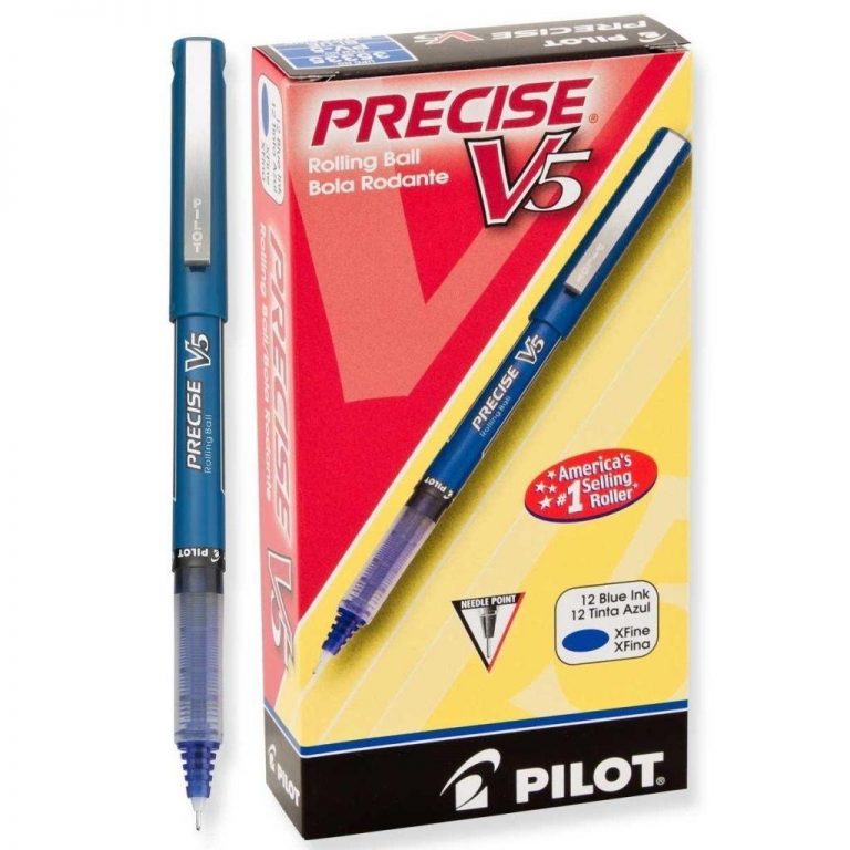 Pilot V5 Precise Rollerball – Blue | Office Systems Aruba