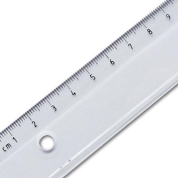 Plastic Ruler Transparent – 30cm | Office Systems Aruba