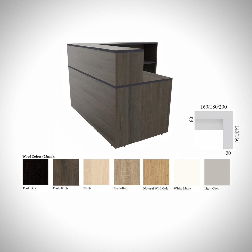 L-Shaped Counter | Office Systems Aruba