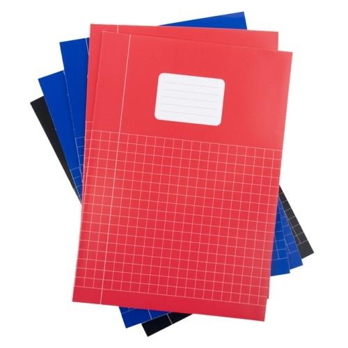Squared 10mm A4 School Notebooks – Assorted Basic Colors | Office ...